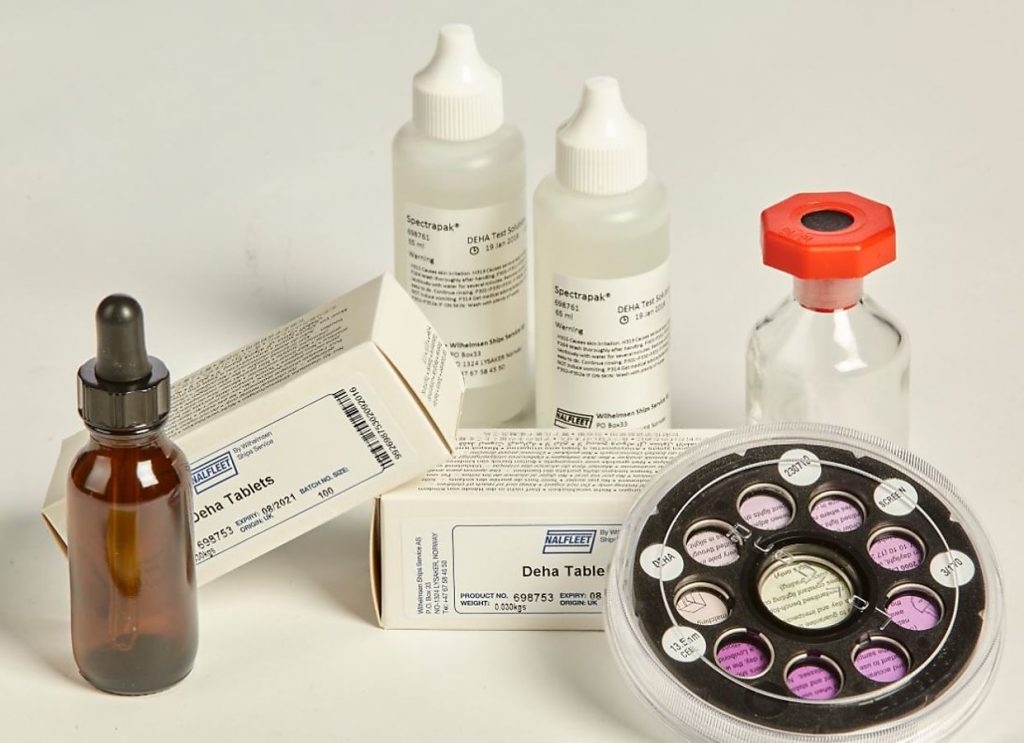 Spectrapak™ 313. Reagents and comparator disc for testing DEHA based ...